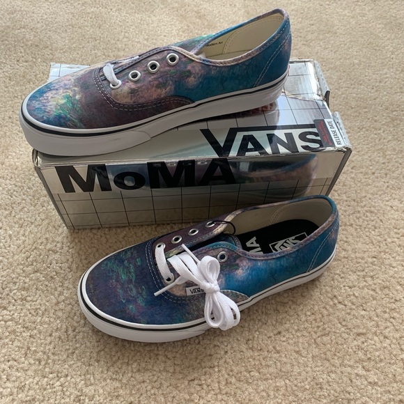 Vans | Shoes | Vans X Moma Claude Monet Era Sneakers In Blue | Poshmark